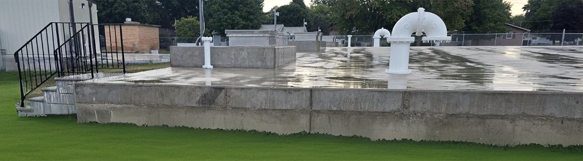 Charles City Water Treatment Plant Clearwell Tank