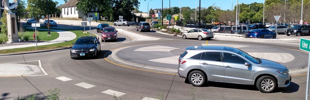 Eden Avenue and Grange Road Roundabouts