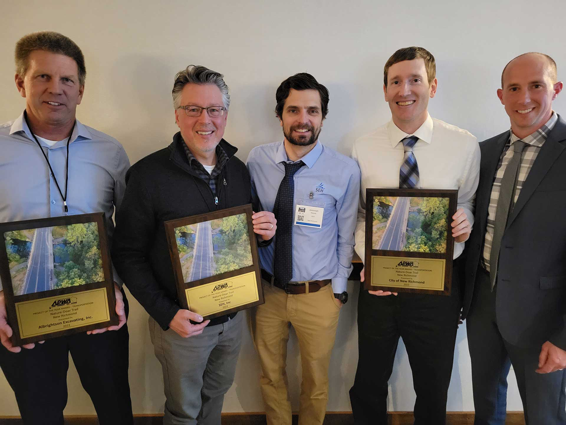 SEH Receives 2023 APWA-WI Project of the Year Award